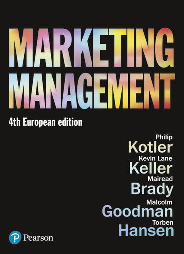 Marketing Management, 4th European Edition, e-book – Pearson Nordics